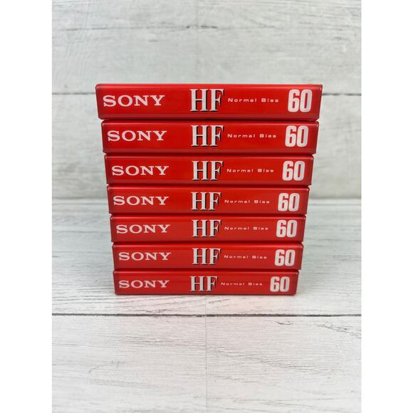 Sony | Media | Sony Blank Audio Cassette Tape Hf6 Hf60 Bundle Lot Of 7 ...